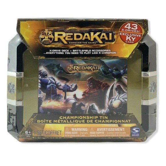 Toys | Redakai Conquer The Kairu Ultimate Championship Tin Battle Card ...